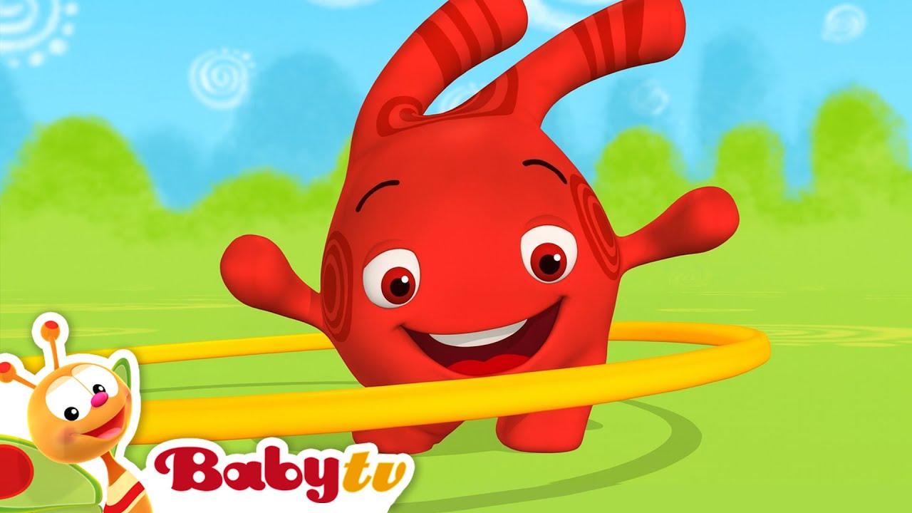 The Popiz Learning to Hula Hoop 🎯 | Spin & Play with Friends @BabyTV ...