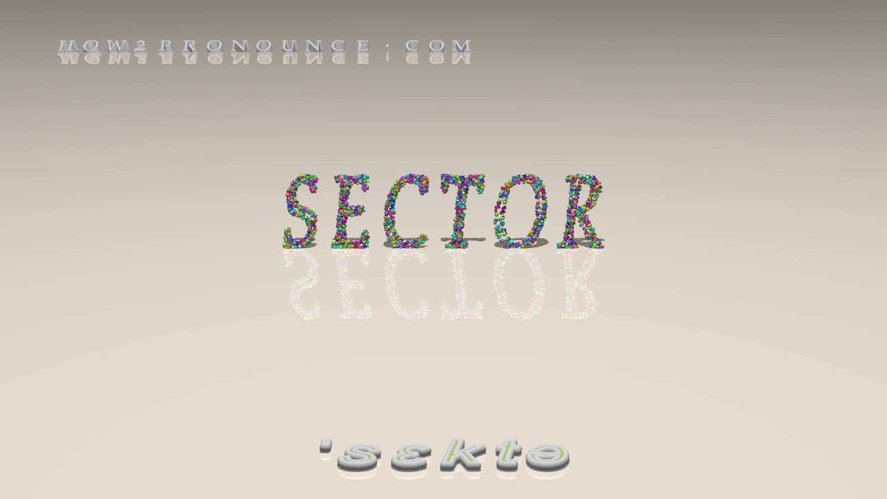 sector - pronunciation + Examples in sentences and phrases - YouTube