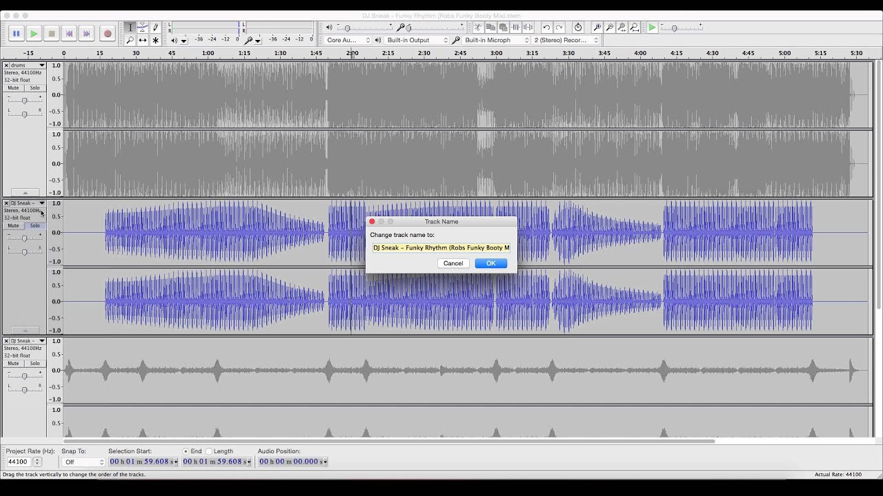 How To Export Traktor .stem.mp4 Tracks With Audacity - YouTube