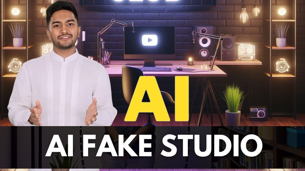 How To Create Ai Fake Studio Backgrounds image creator - YouTube