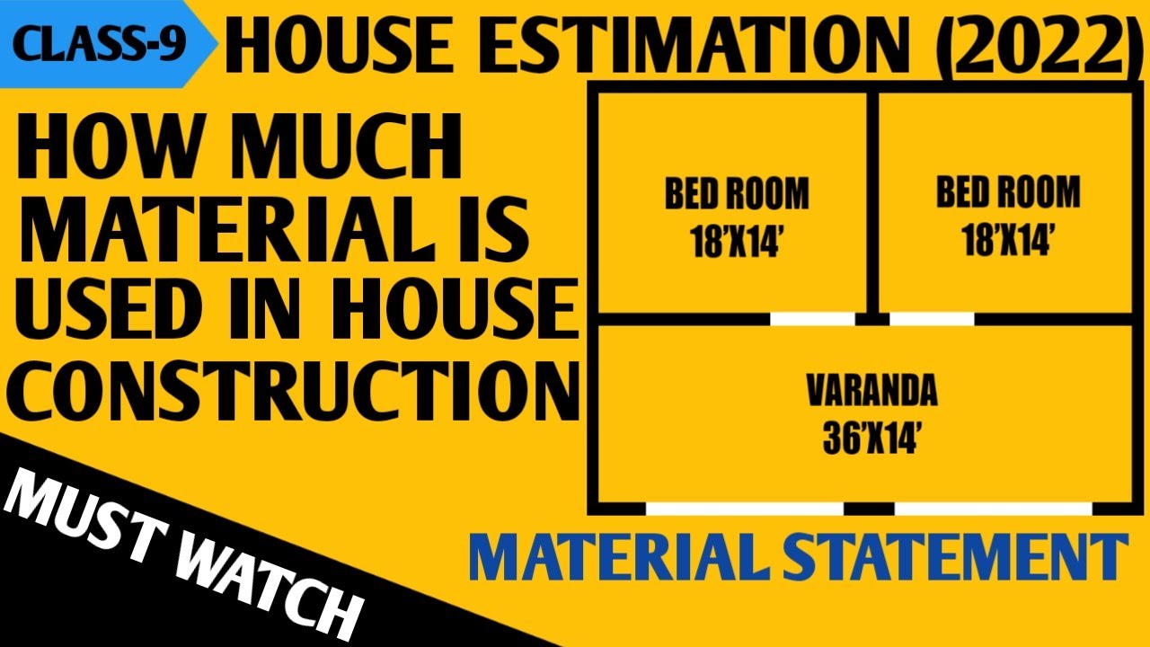 What is Material Statement and Why it is Required in House Construction ...