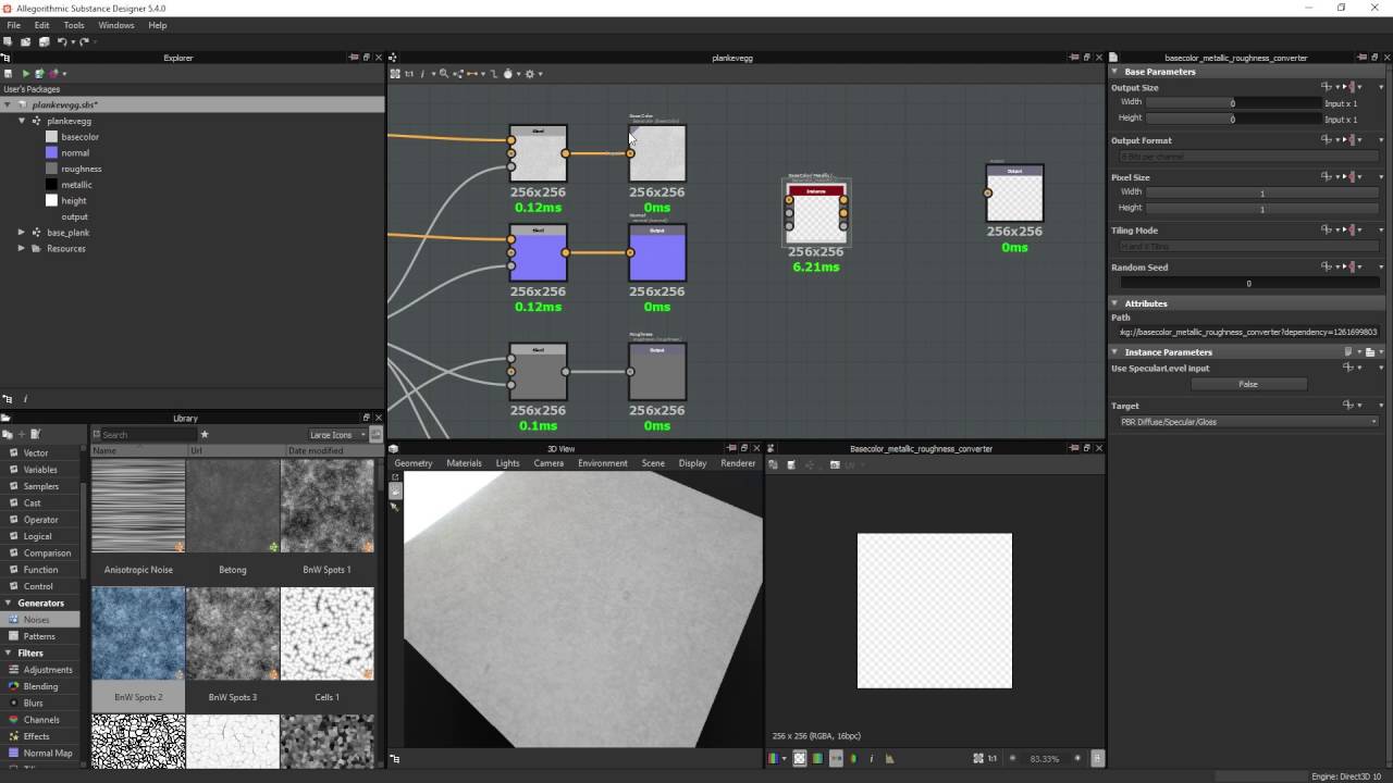 Substance Designer Adding Outputs For Cross Material Compatability Youtube