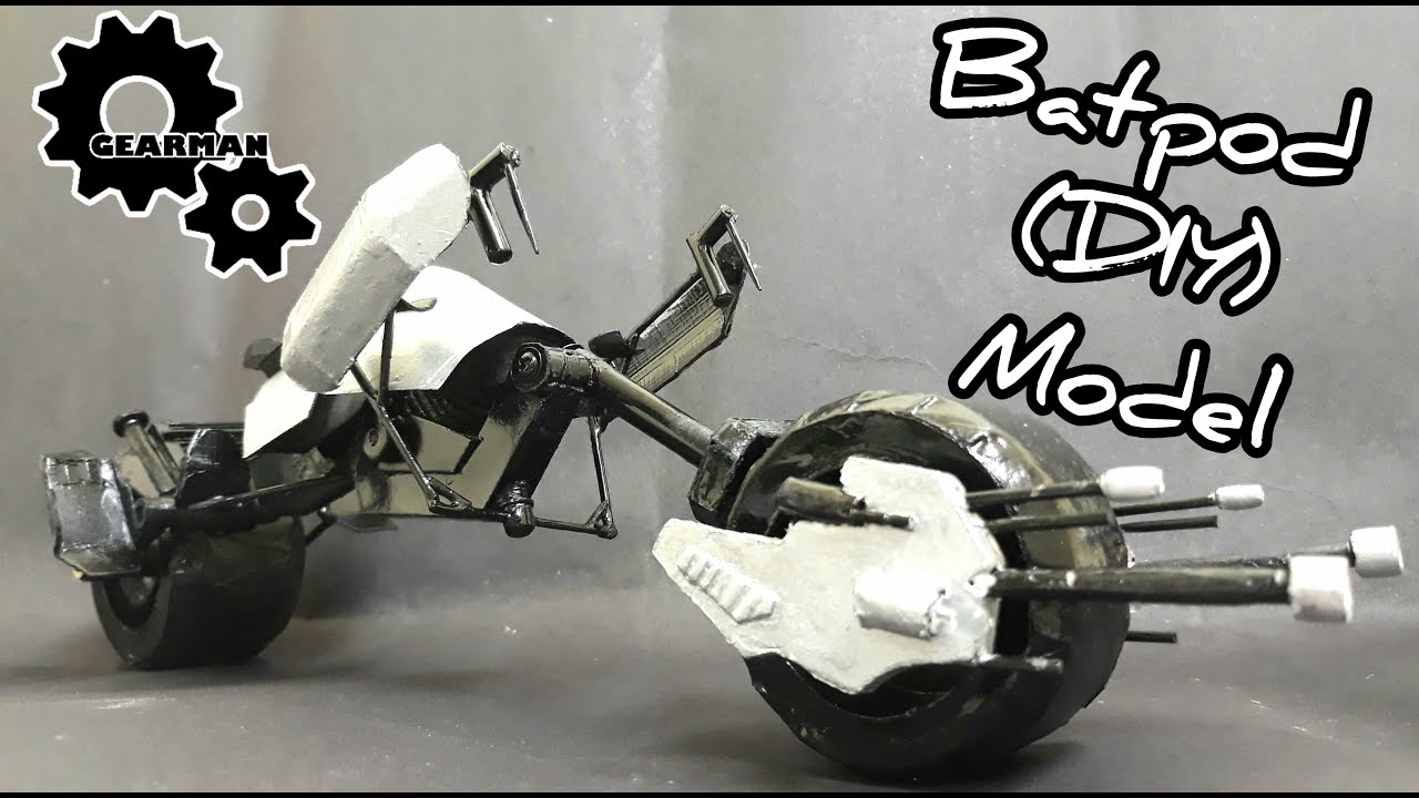 Batpod Miniature Model Making - YouTube