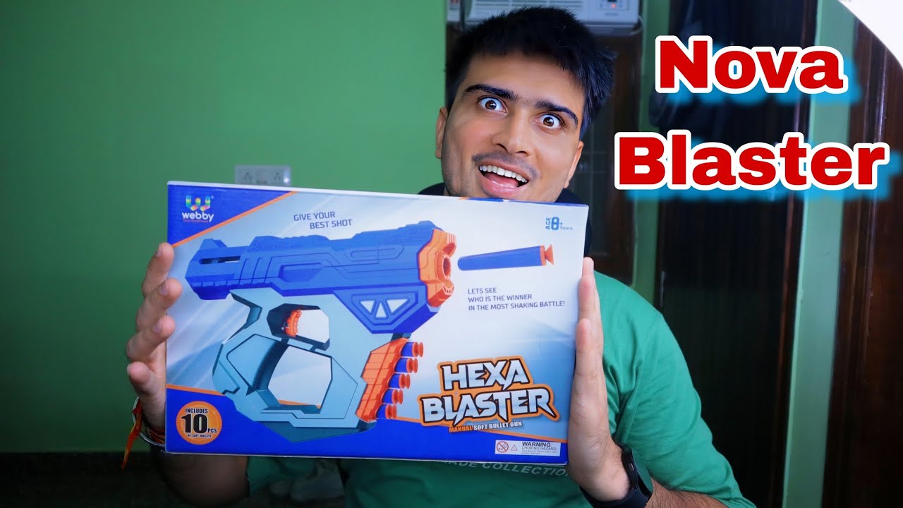Futuristic Dart Nova Blaster Gun Unboxing And Review - YouTube