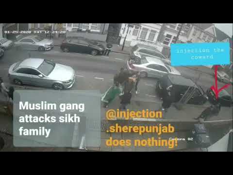 Injection Singh of Shere E Punjab watches a elderly Sikh family beaten ...