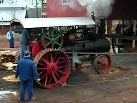 Frick Traction engine popping off - YouTube
