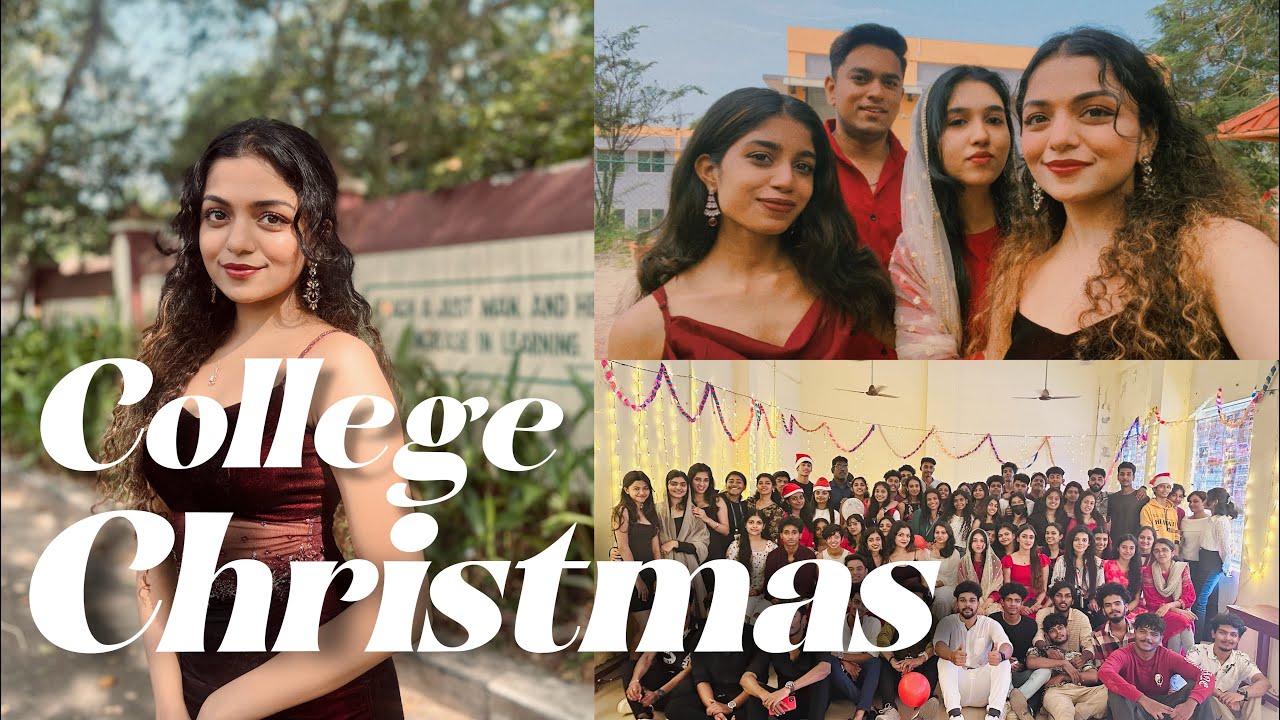 College Christmas Vlog 🎄🧸♥️| Hansika Krishna - YouTube