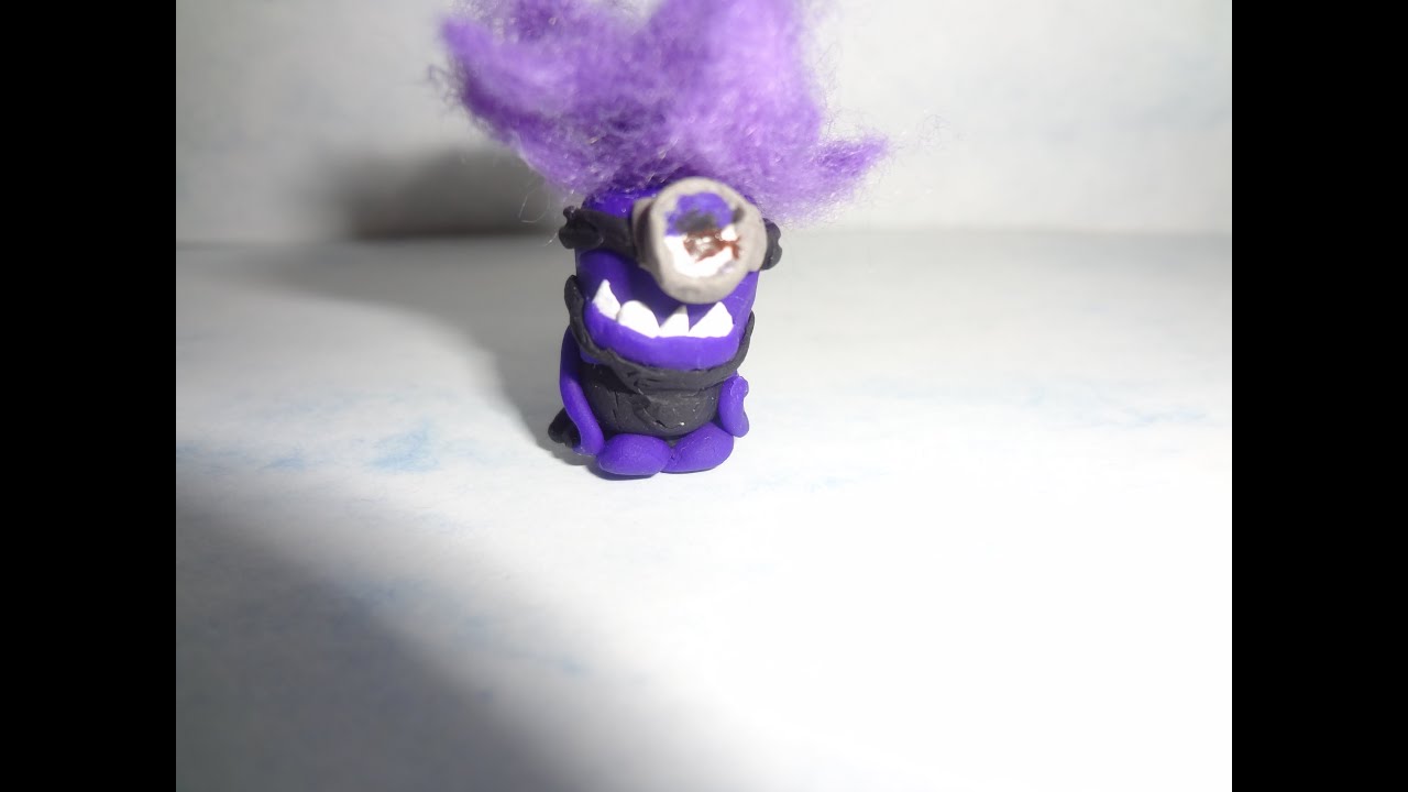Purple evil minion tutorial (polymer clay tutorial) Ep 2 of The ...