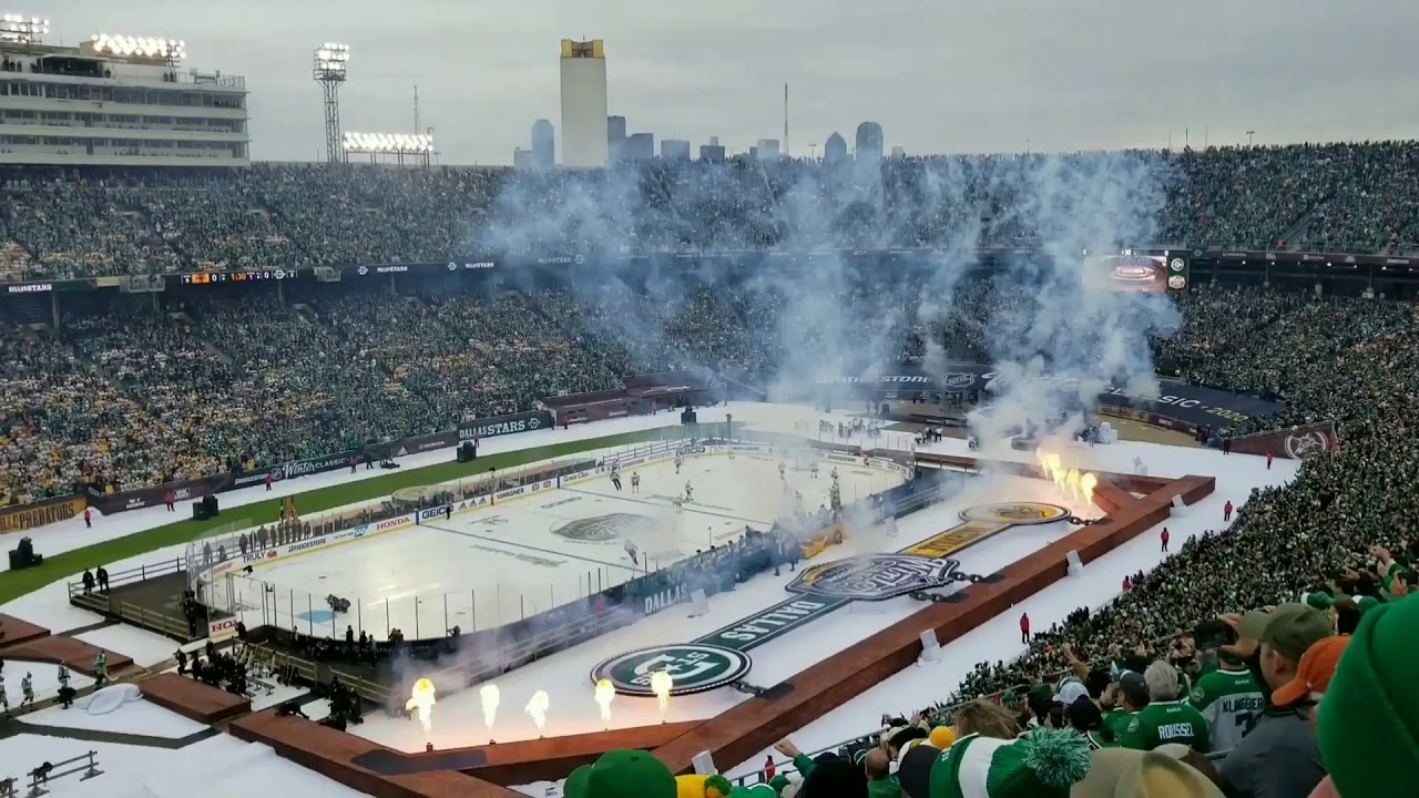 Winter Classic Dallas Texas Fan Experience - YouTube