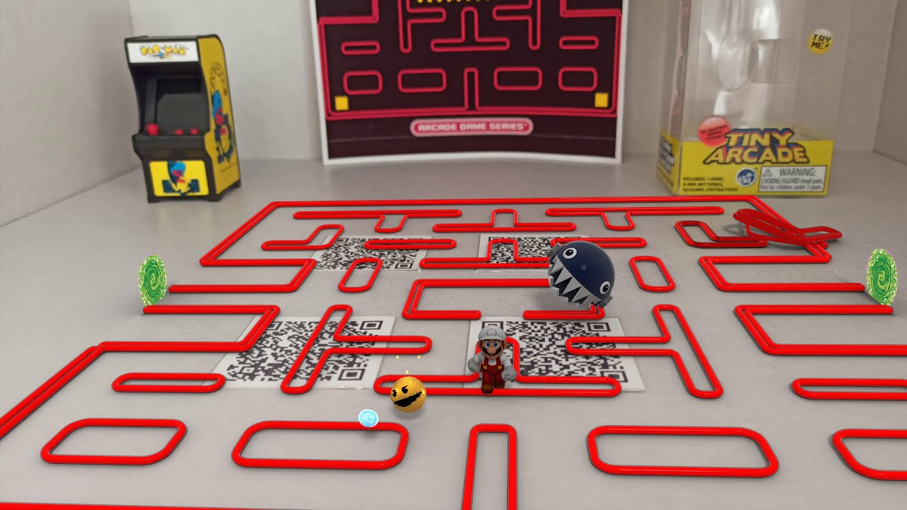 Pac-man & Super Mario vs Chain Chomp #pacman #supermario #pixel # ...