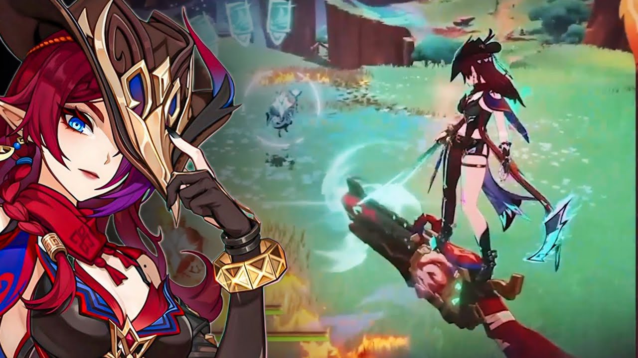 Chasca Gameplay & Chasca Skill Showcase | Genshin Impact 5.2 Chasca ...