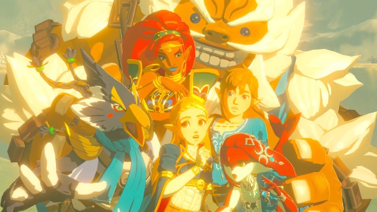 Full Story + DLC! Zelda Breath of the wild Cutscenes #botW - YouTube