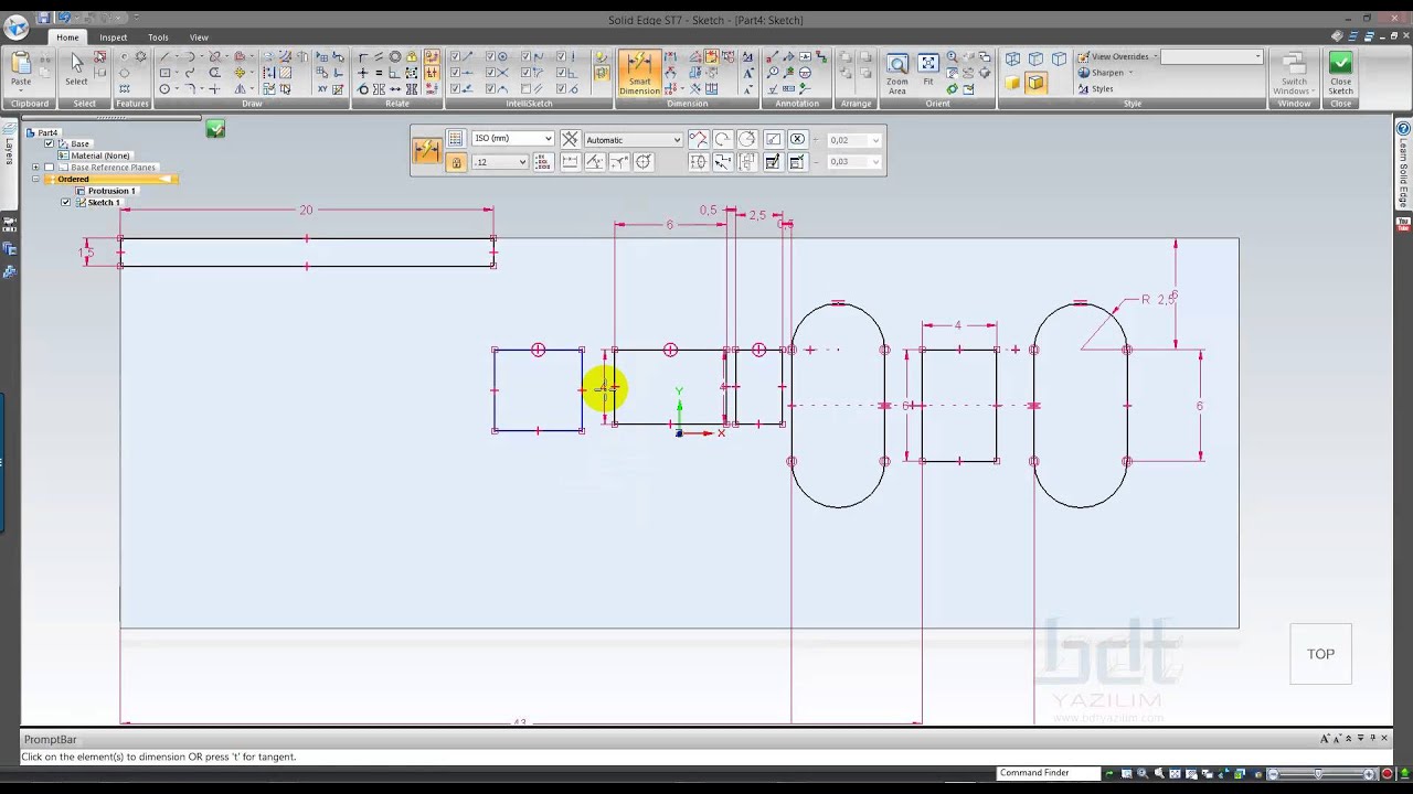 Solid Edge ST7 - RC Helicopter Project-21 Helikopter Chassis Frame ...