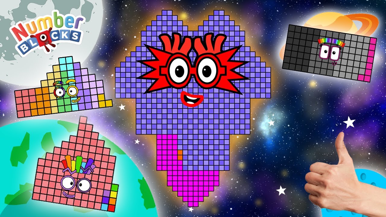 Numberblock Puzzle Tetris Game 682 ASMR SPACE Fanmade Animation - YouTube