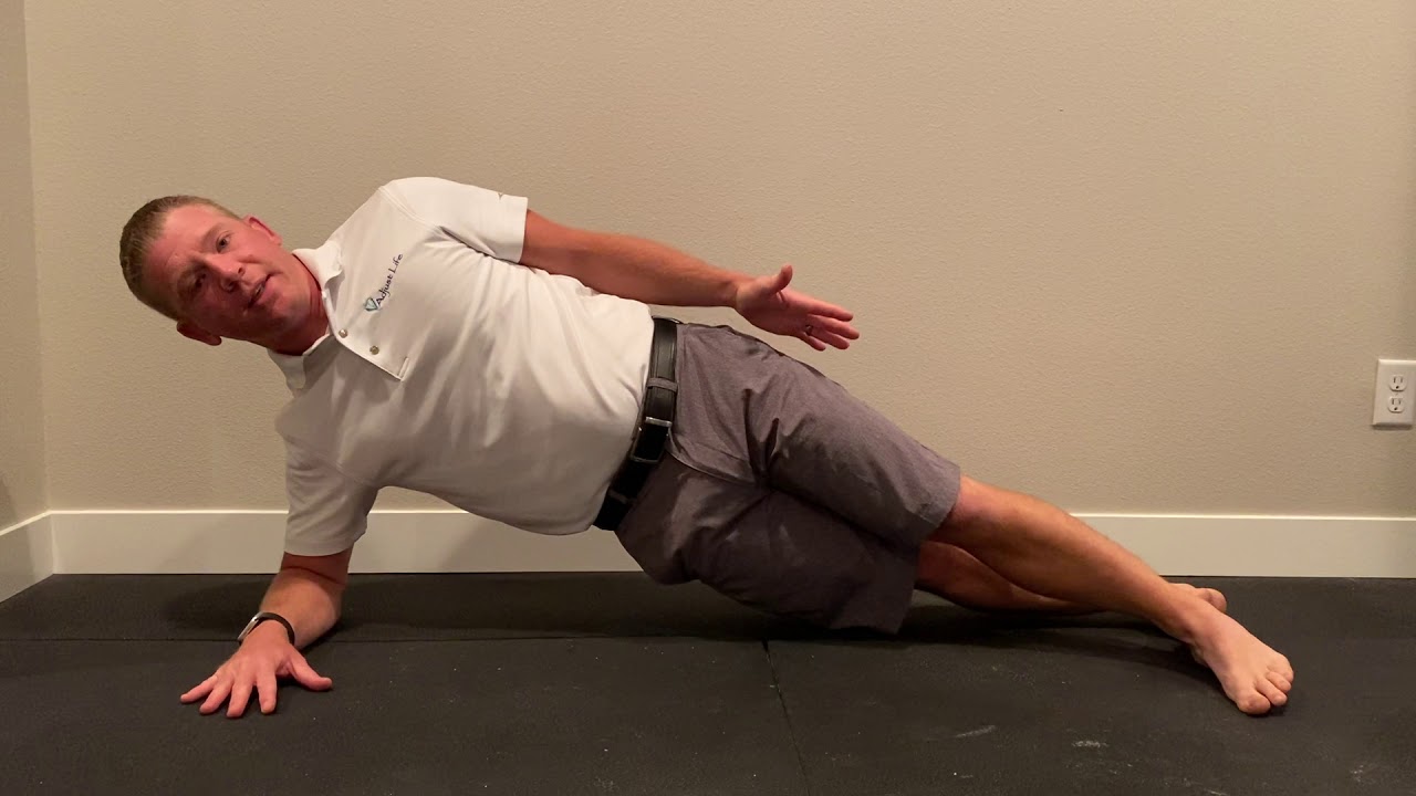 Side Plank With Roll - YouTube