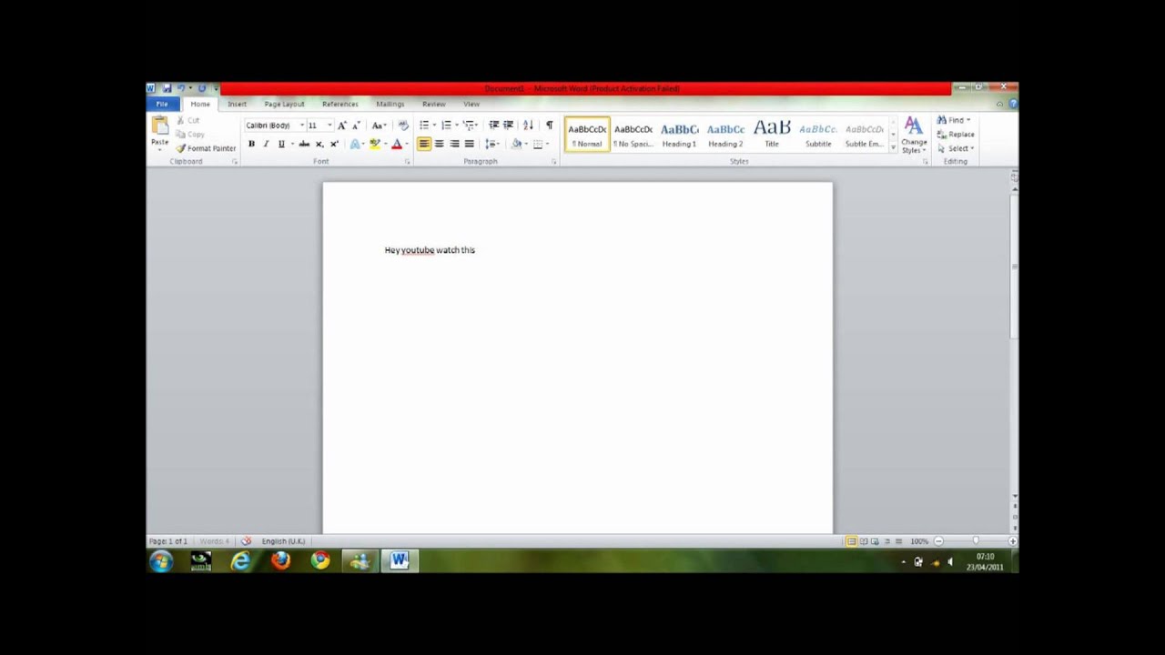 How to create password in microsoft office 2010 (HD) - YouTube