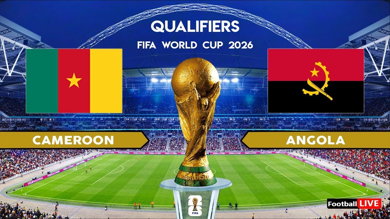 LIVE 🔴Cameroon vs Angola Live Score | CAF World Cup Qualifiers 2025 ...