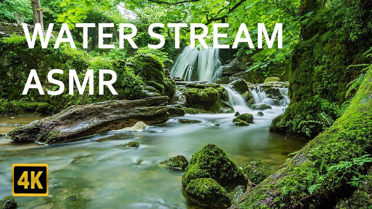 Sound Of Waterfall | 4K White Noise Water Stream ASMR Sound for ...