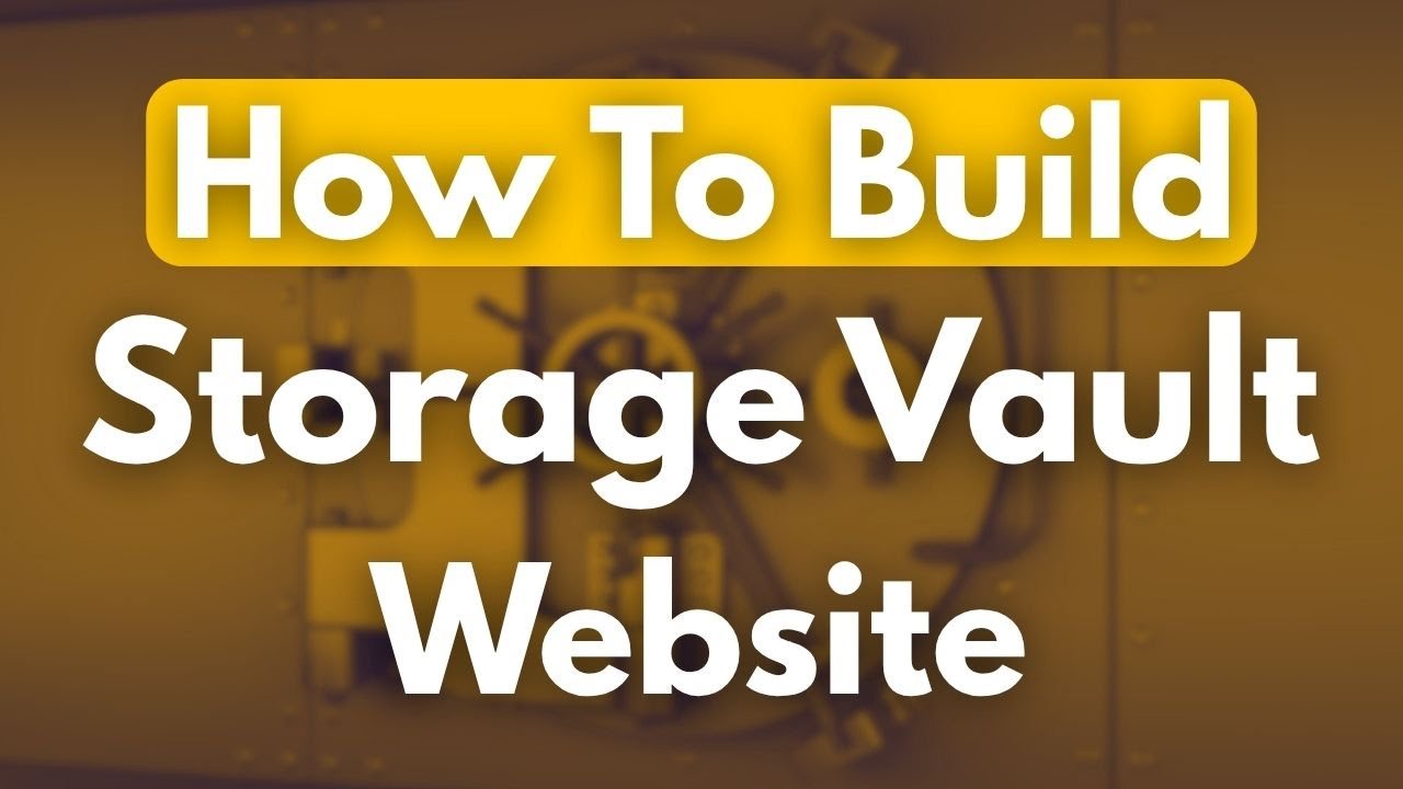 How to Build a Storage Vault Website - Gold Vault PHP Script - YouTube