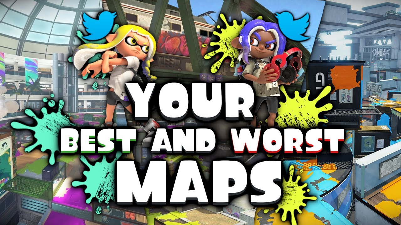 Top 10 BEST And WORST Maps In The Splatoon Series - YouTube