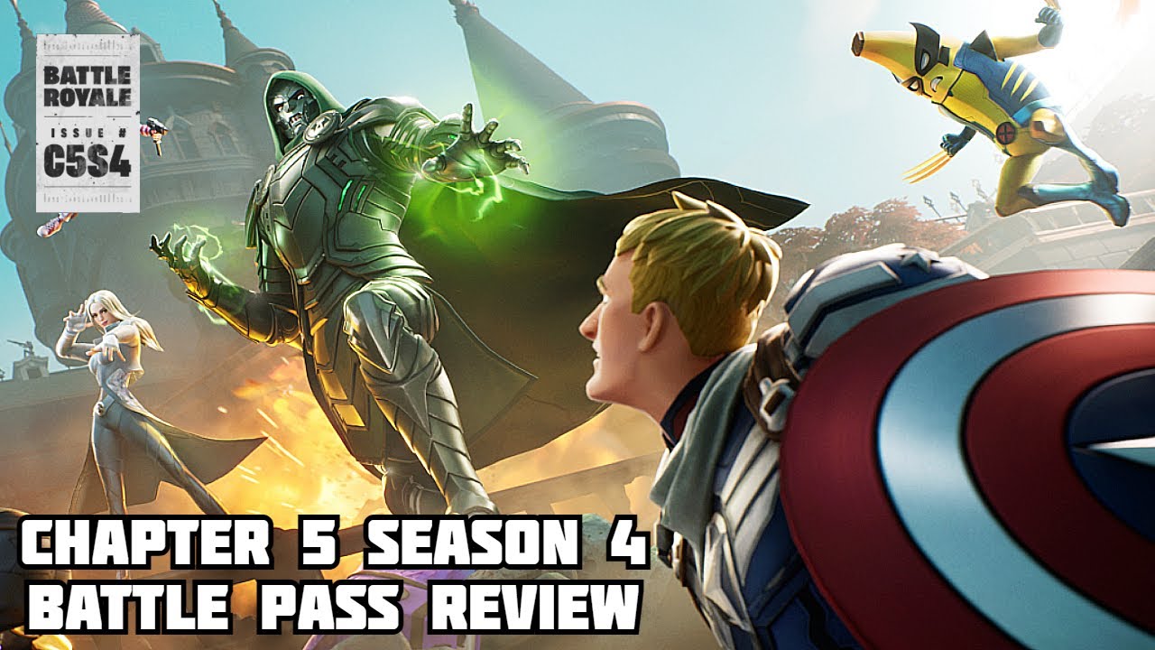 Fortnite CH5 S4 Battle Pass Review - YouTube