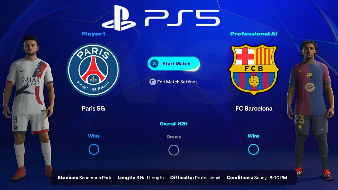 FC25 PSG VS BARCELONA CHAMPIONS LEAGUE FINAL (PS5 ) GAMEPLAY #fc25 # ...