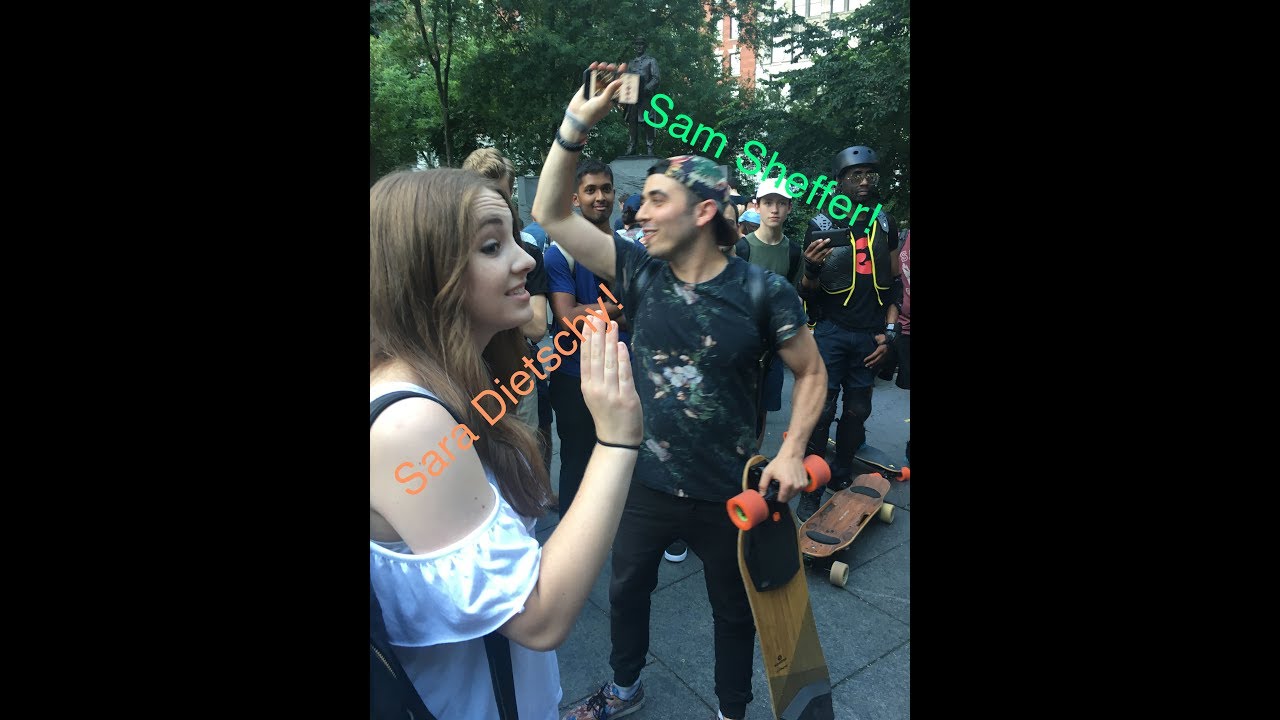 NYC Meet-up with Sam Sheffer and Sara Dietschy!! - YouTube