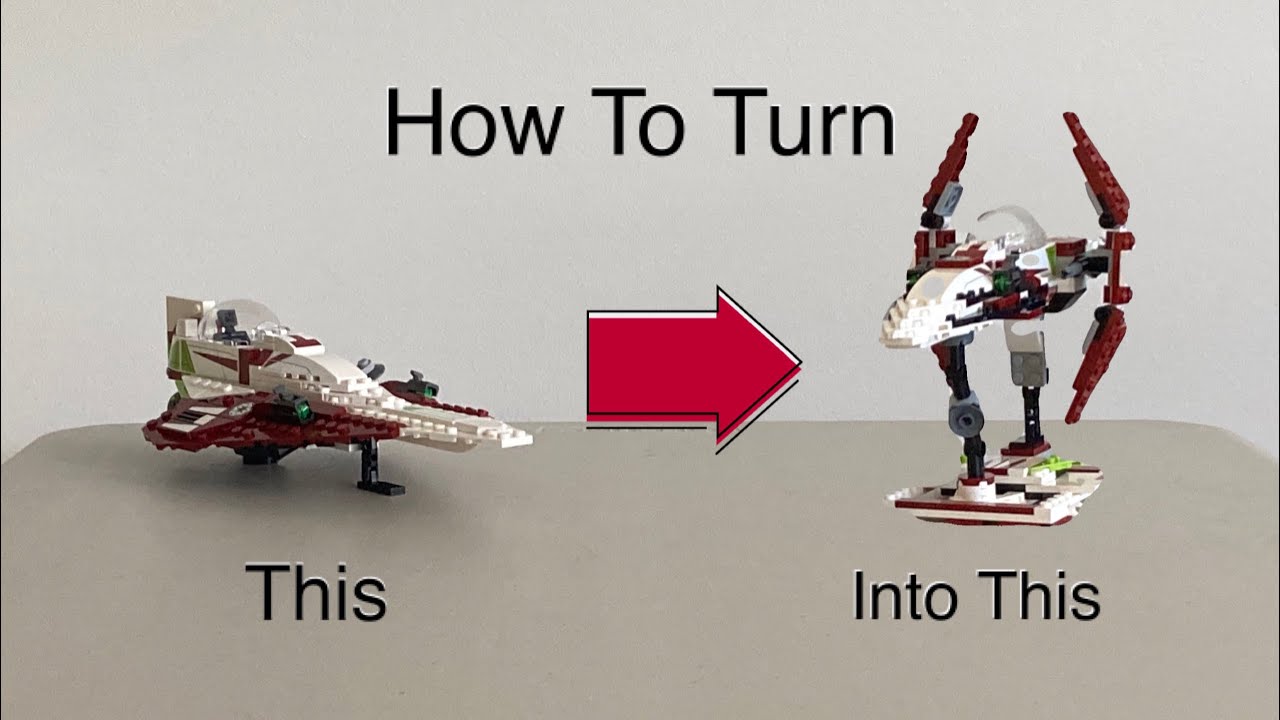 Obi-Wan Starfighter Alternate Build: V-Wing - YouTube
