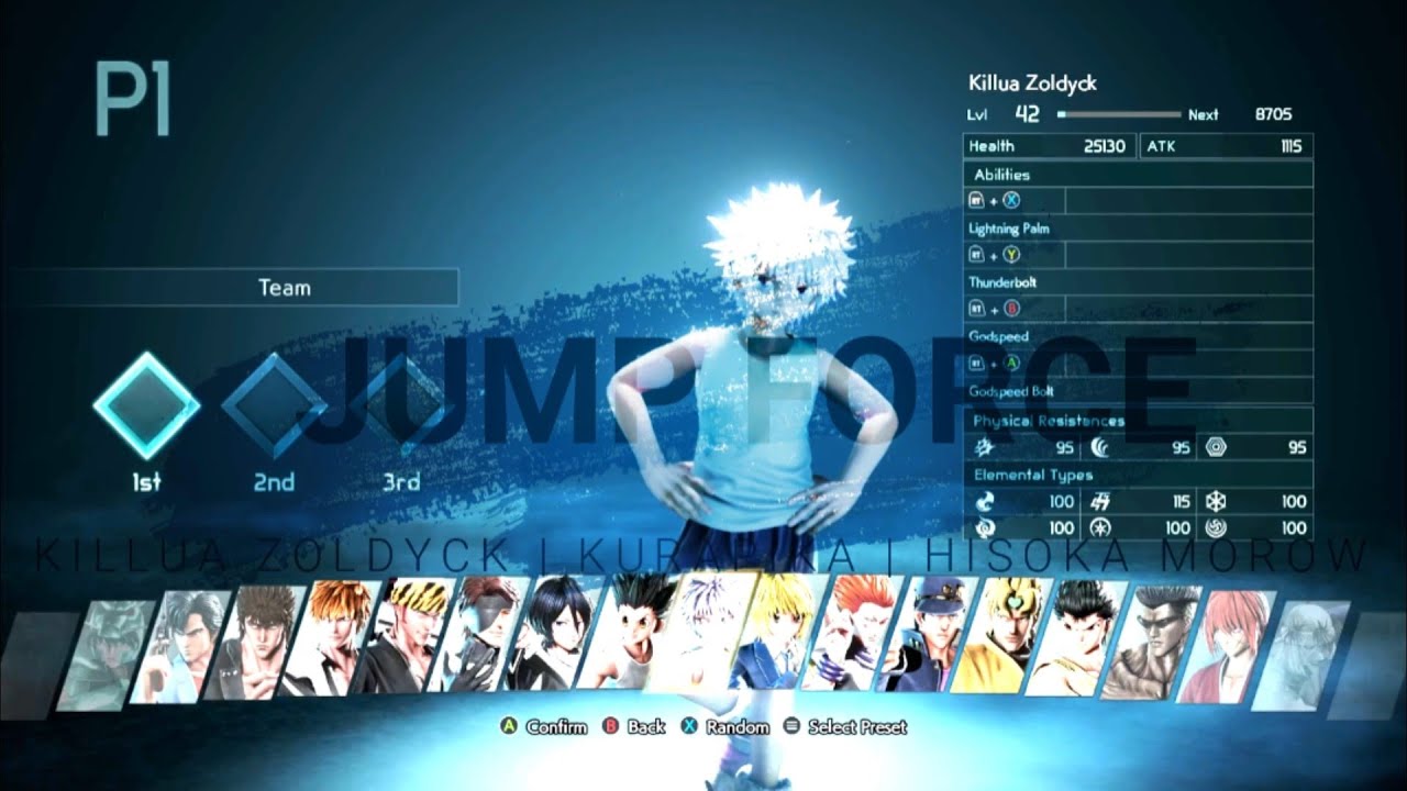 JUMP FORCE - #10 ( KILLUA ZOLDYCK , KURAPIKA , HISOKA MOROW ) VS ( BUU ...