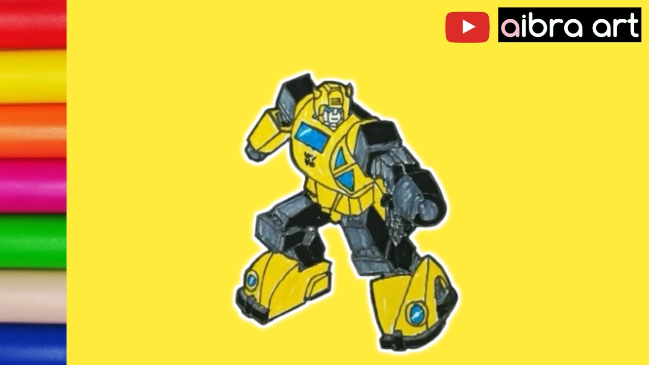 How To Draw Transformers | Autobots | Bumblebee - YouTube