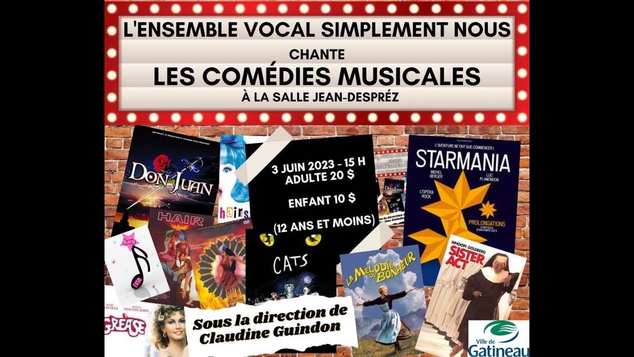 L'ensemble Vocal Simplement Nous - Spectacle 2023 - YouTube