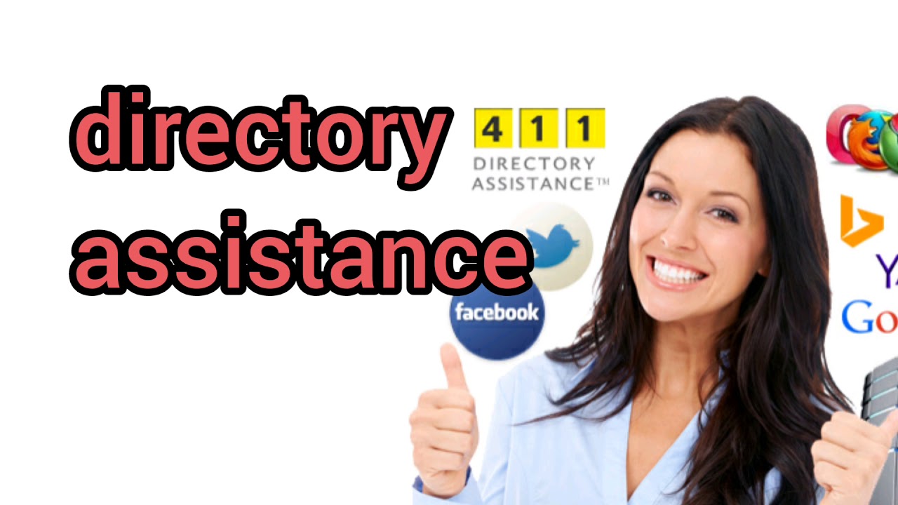 How to Pronounce Directory assistance in American English - YouTube