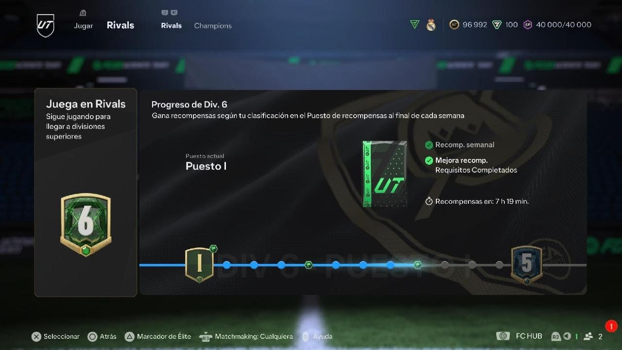 EA SPORTS FC 25 DIVISIÓN RIVALS - YouTube