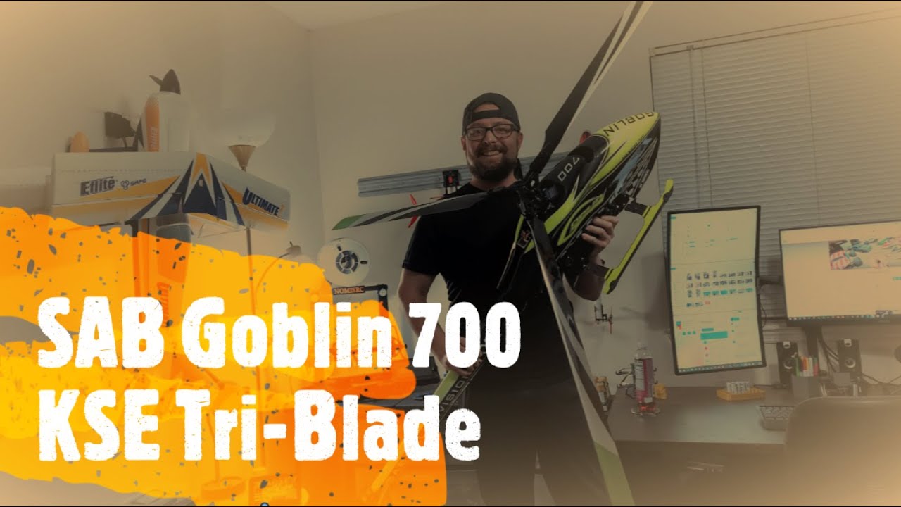 Giant RC Helicopters, SAB Goblin 700 KSE's - YouTube