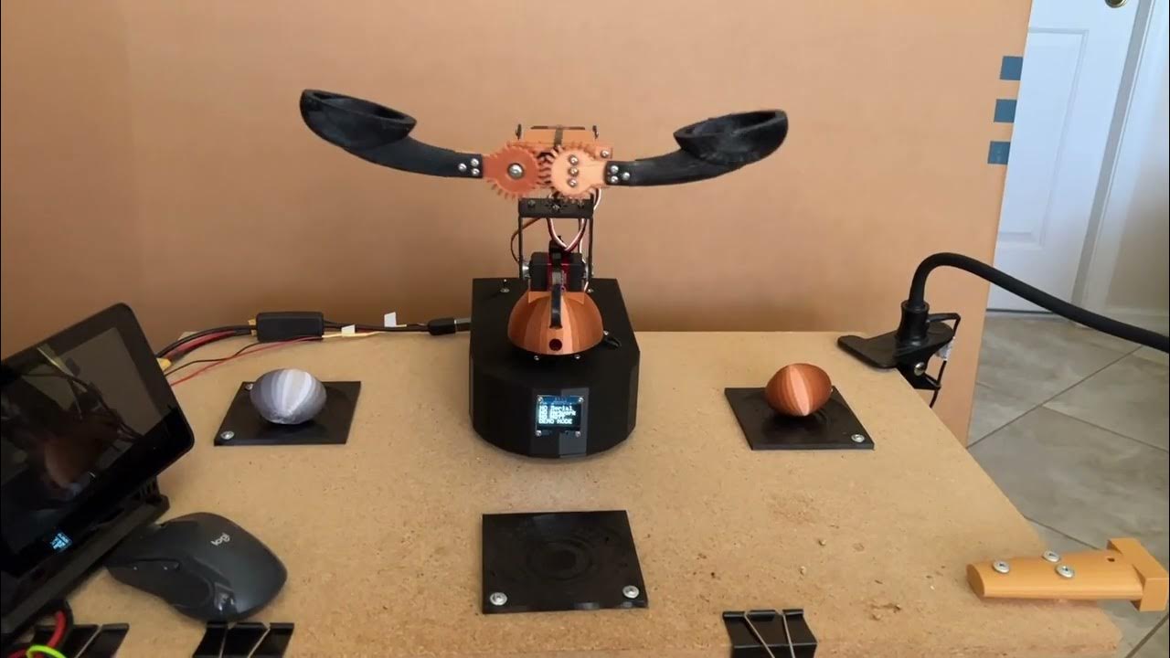LotBot Robotic Arm Part 1 Demos including moving uncooked eggs - YouTube