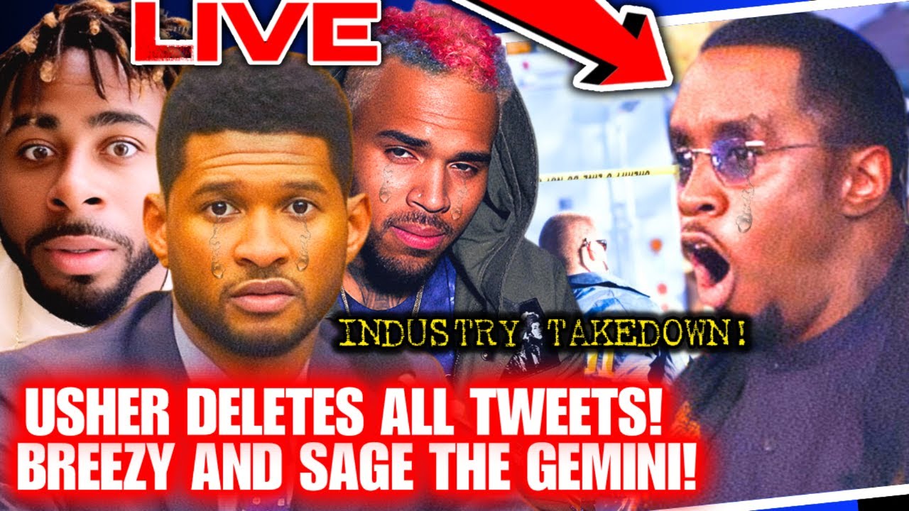 USHER DELETES ALL HIS TWEETS!|CHRIS BROWN & SAGE THE GEMINI R🅰️PISTS ...