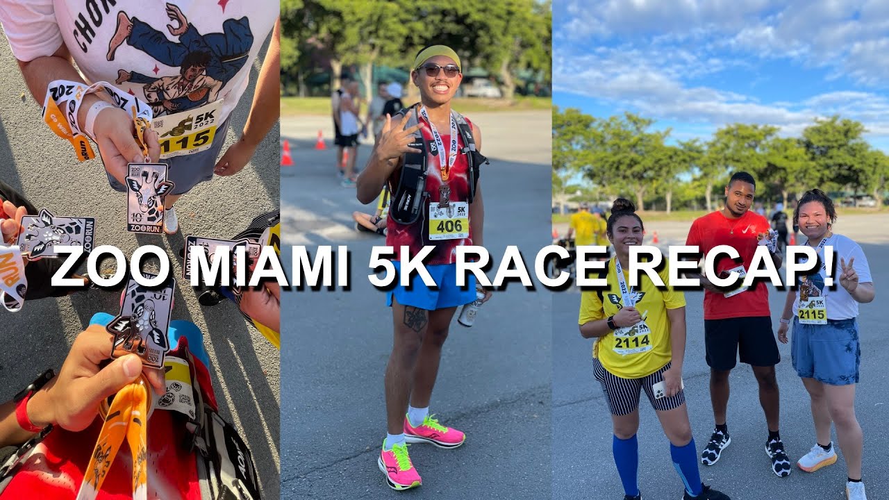 I GOT 1ST PLACE! Zoo Miami 5k Race Recap! - YouTube
