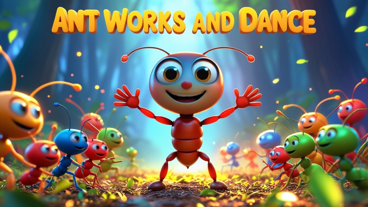 🐜Tiny Ants Dance Party!🎶Fun Kids Song | Nursery Rhymes & Learning Songs ...