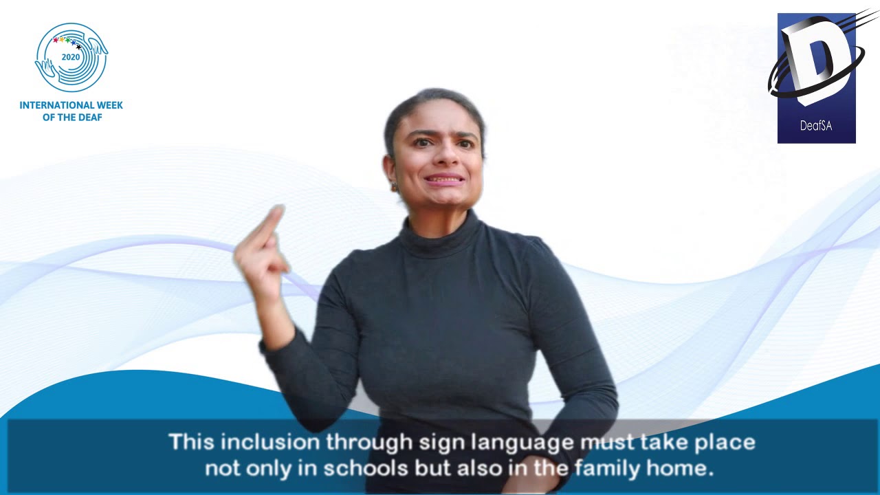 DeafSA National Month of Deaf People (5 To 9 Sept 2020) - YouTube