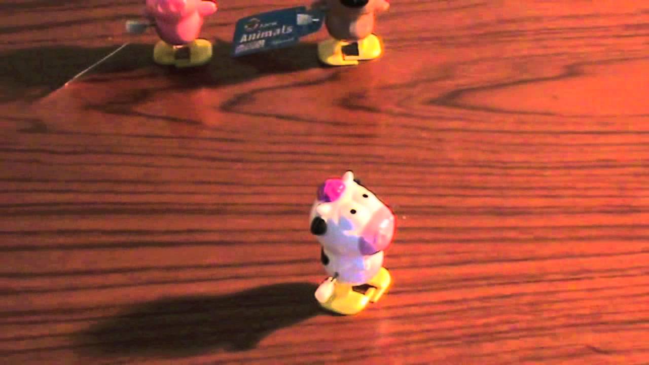 Wind up Farm Animals by Toysmith - YouTube