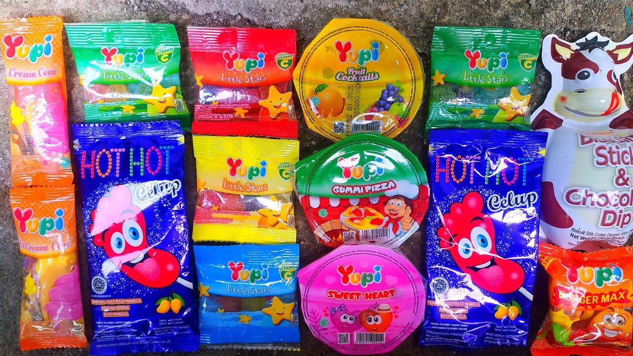 Hunting Es Krim Permen Yupi Cha Cha Minis Little Star Cucu Quackle ...