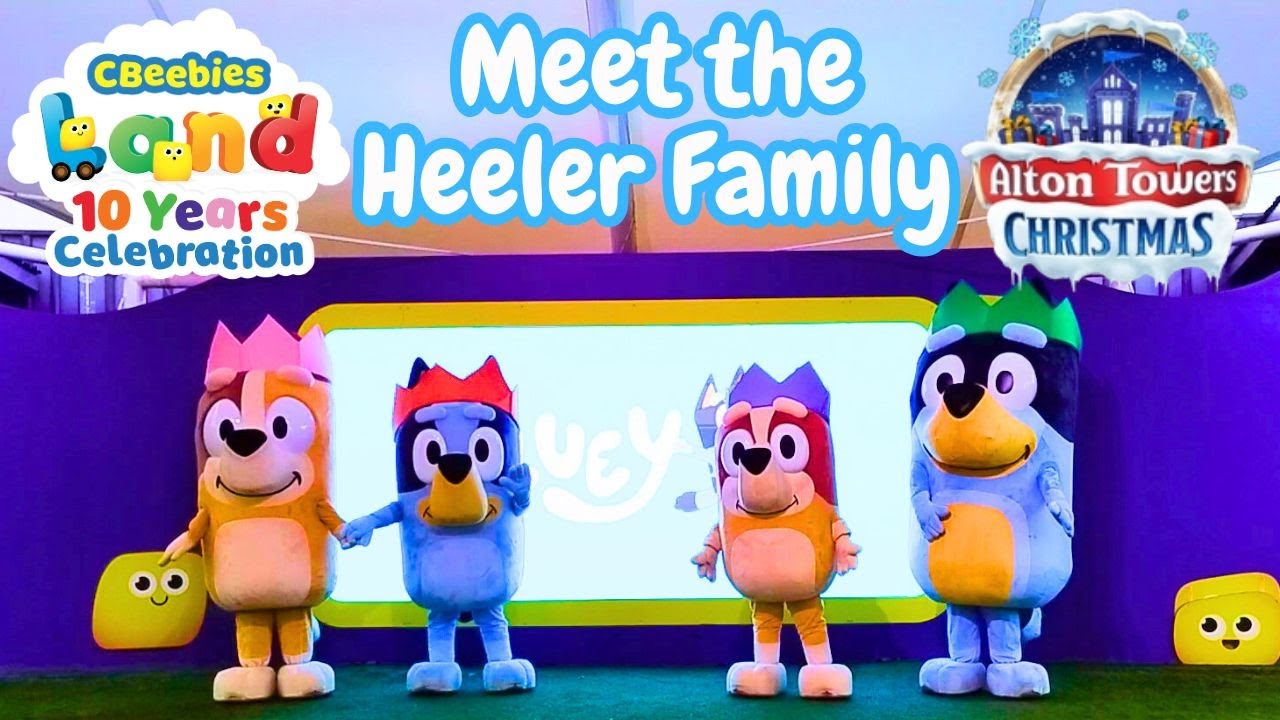 Meet Bluey, Bingo, Bandi and Chilli CBeebies Land Christmas 2024 at ...