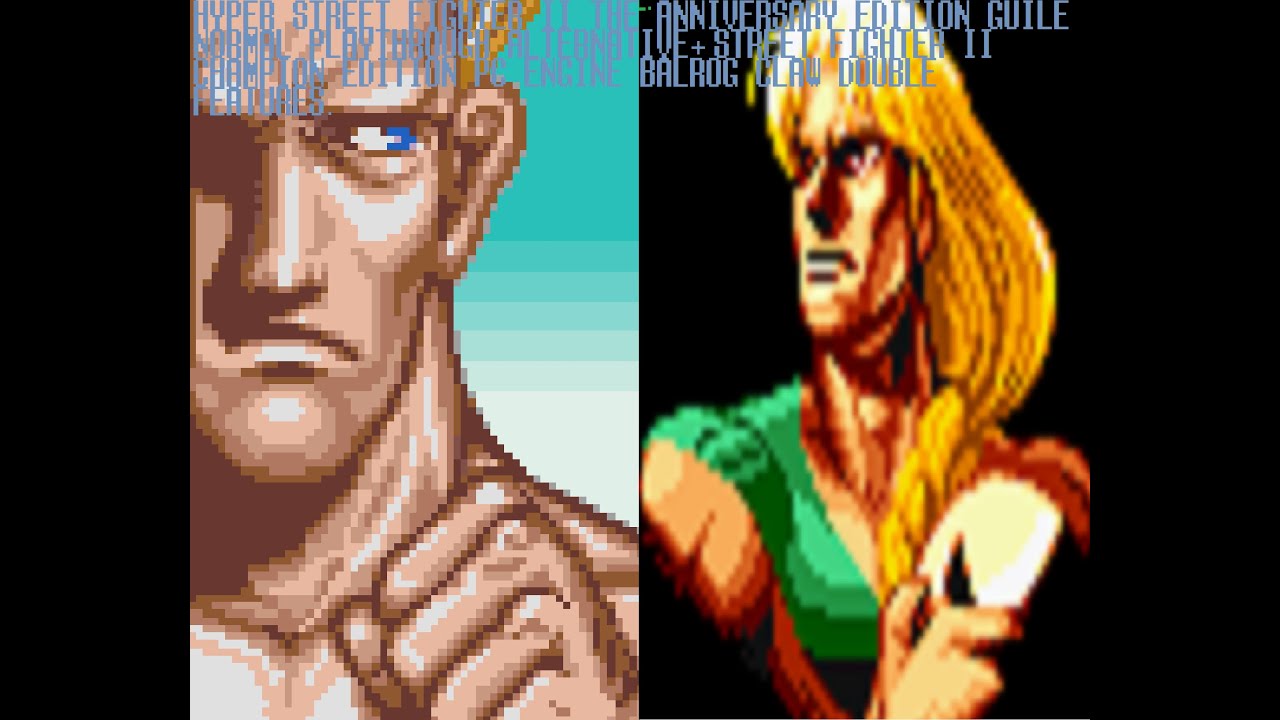 HSF2 Guile Normal Alternative+SF2 Champion Edition Balrog Claw ...