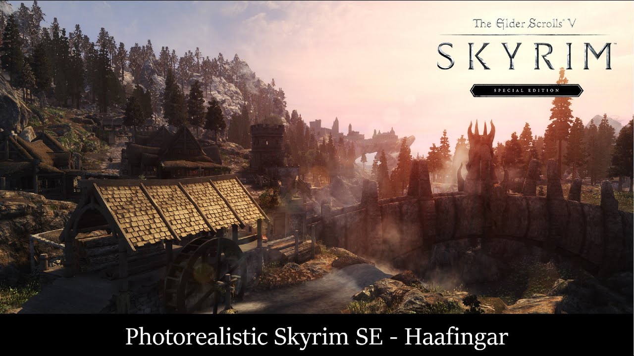 Ultra Modded Photorealistic Skyrim - Haafingar - YouTube