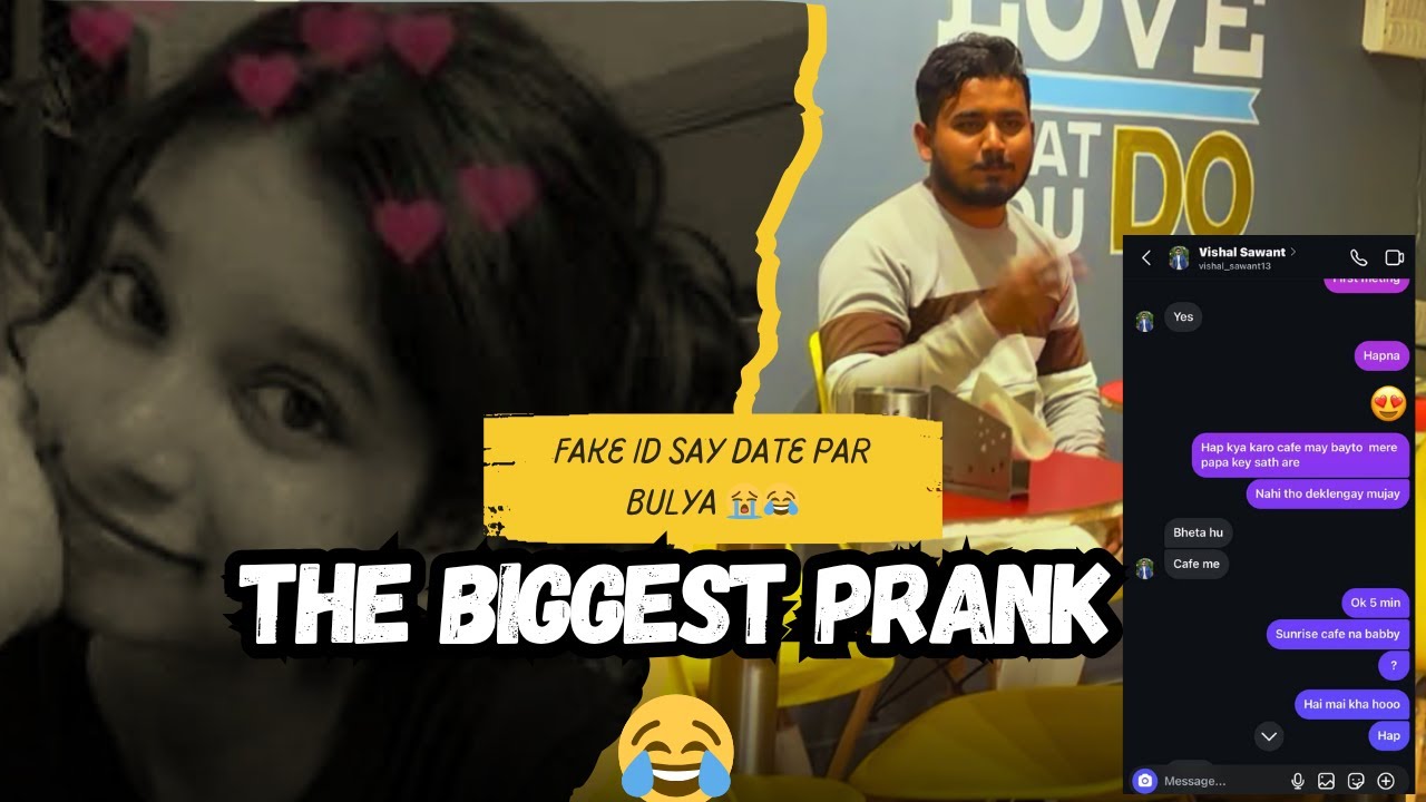 Fake Id Say Mere Bhai Ko Date Par Bulya Leya 😂😂 || Biggest prank || Full On Bakchodi - YouTube