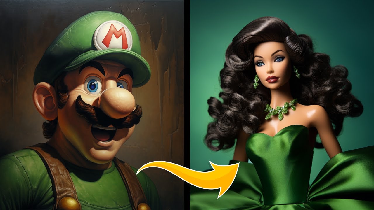 SUPERMARIO AS A BARBIE😱 - YouTube