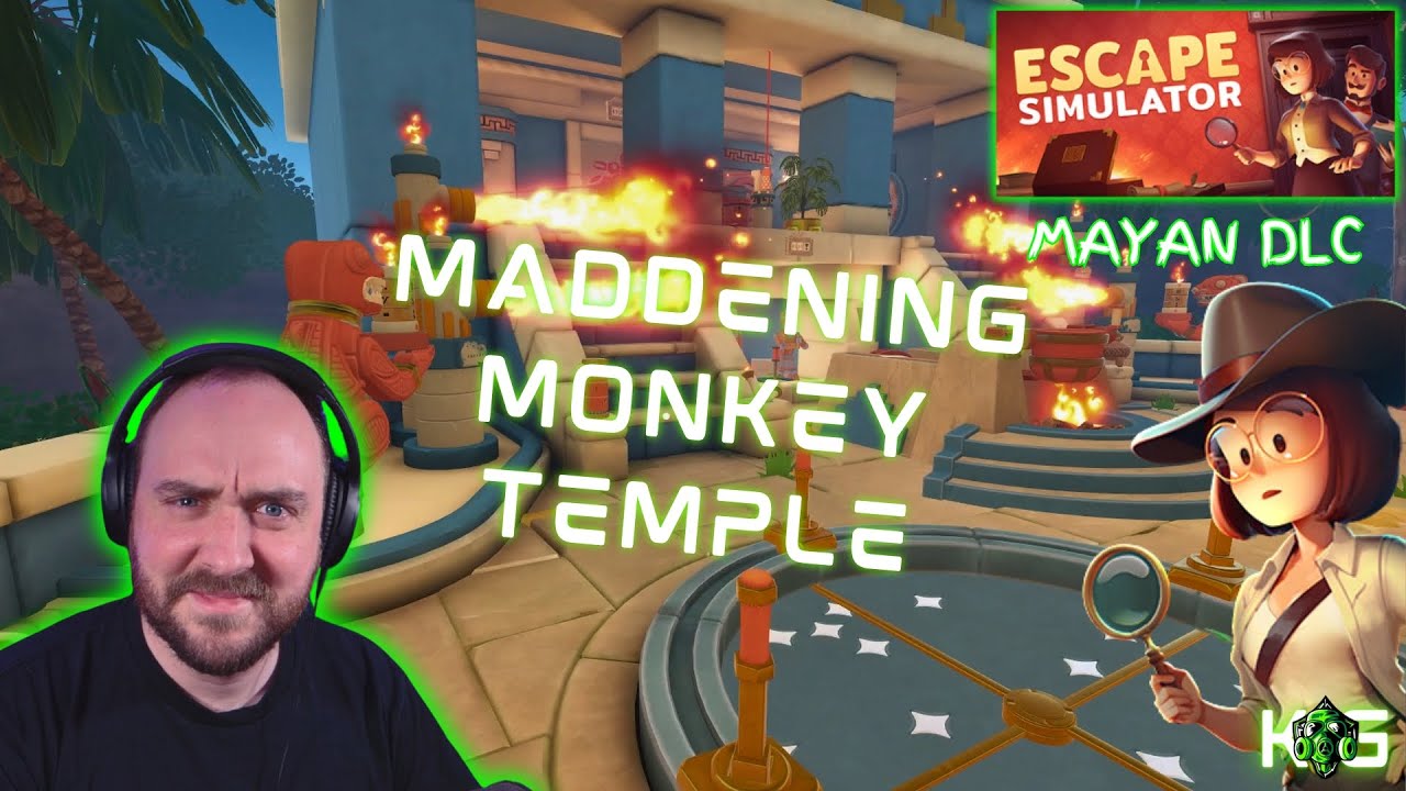 Maddening Monkey Temple | Mayan DLC | Escape Simulator Gameplay - YouTube