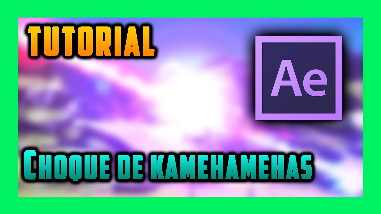 Como hacer efecto de choque entre KamehameHa en After Effects Cs6 - YouTube