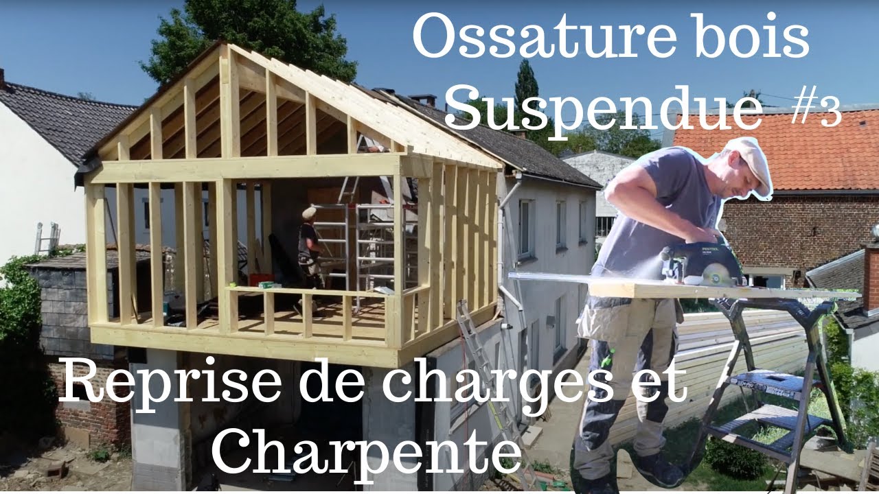 comment poser des chevrons de charpentes - YouTube