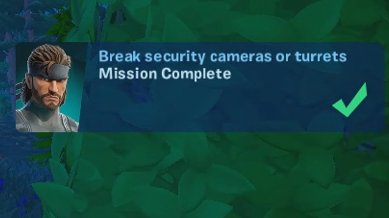 Break security cameras or turrets - Solid Snake Quests - YouTube